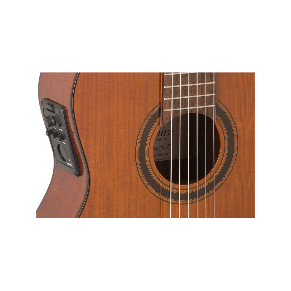 GUITARRA CLÁSICA ADMIRA MÁLAGA ELECTRIFICADA CUTAWAY SERIE CONSERVATORIO